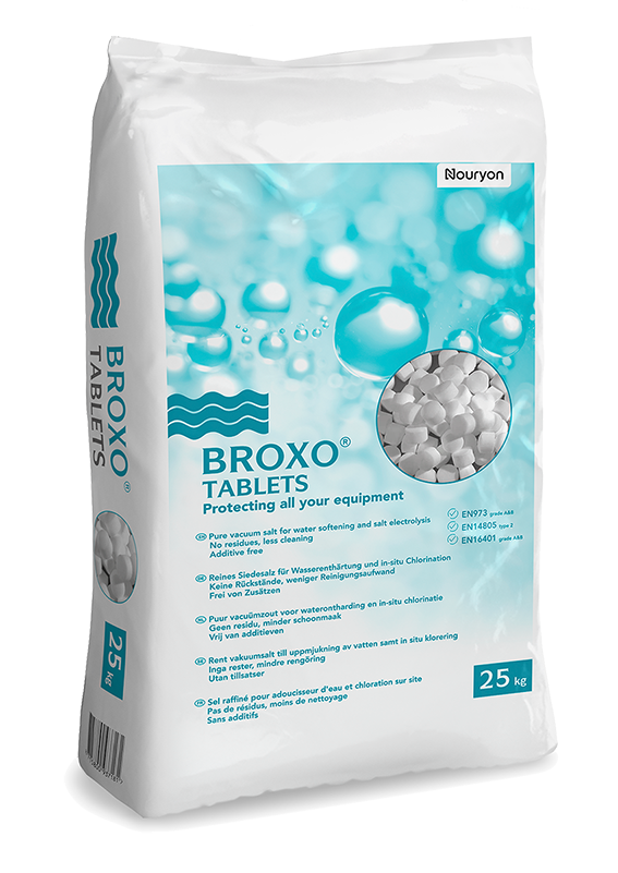 Druska vandens filtrams Broxo Tablets